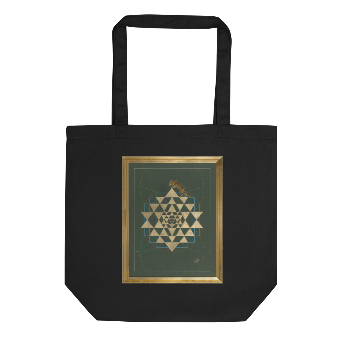 Tiger Conquering The Cosmic Mount Meru - Eco Tote Bag – Svietliy’s